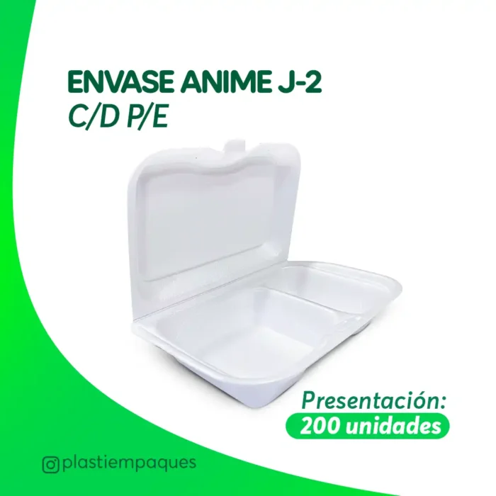 ENVASE ANIME J-2 C/D 200 un P/E - Plastiempaques